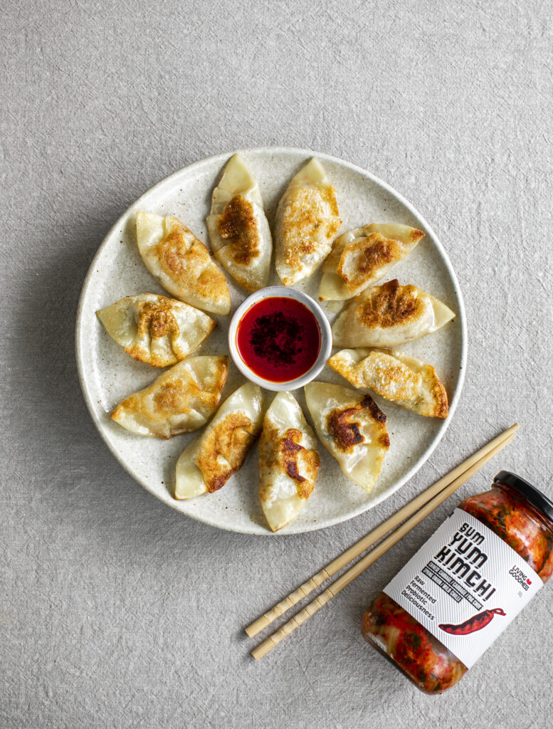 Easy Kimchi and Mushroom Pork Dumplings – Crazy Cucumber
